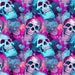 18 Seamless Skull Theme Patterns | Skulls | Digital Download | 18 ...