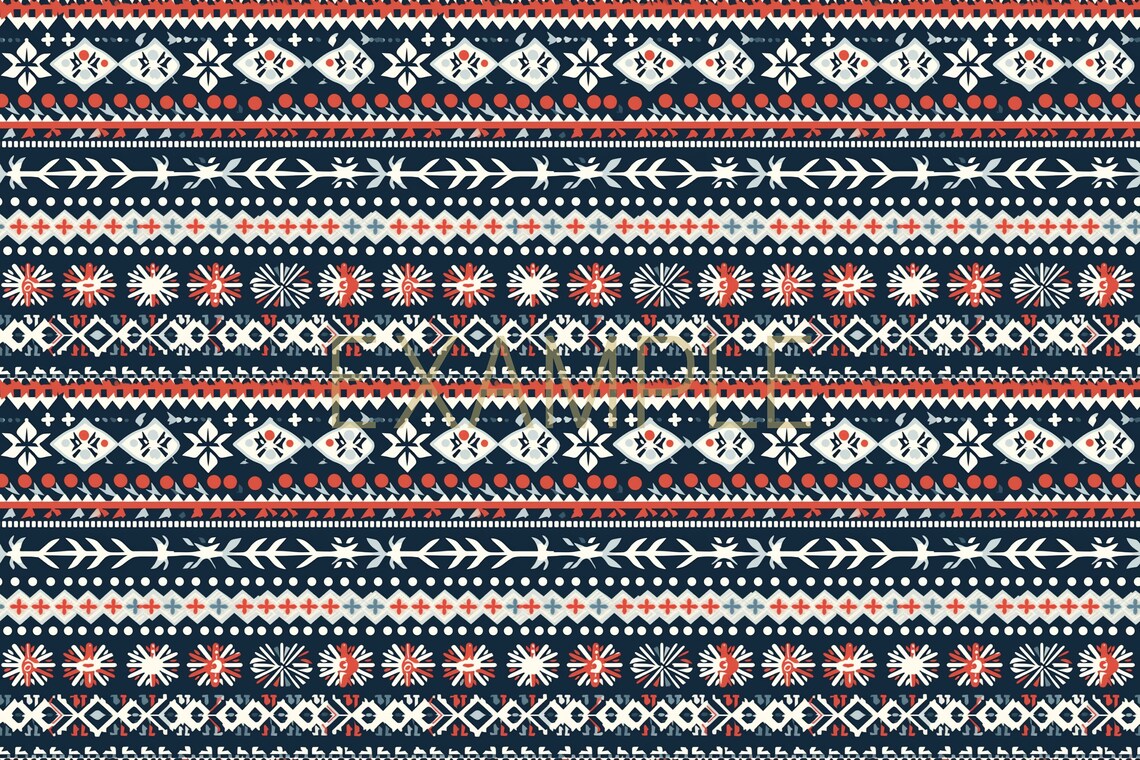 18 Seamless Nordic Inspired Patterns | Northern Crafts | Digital ...