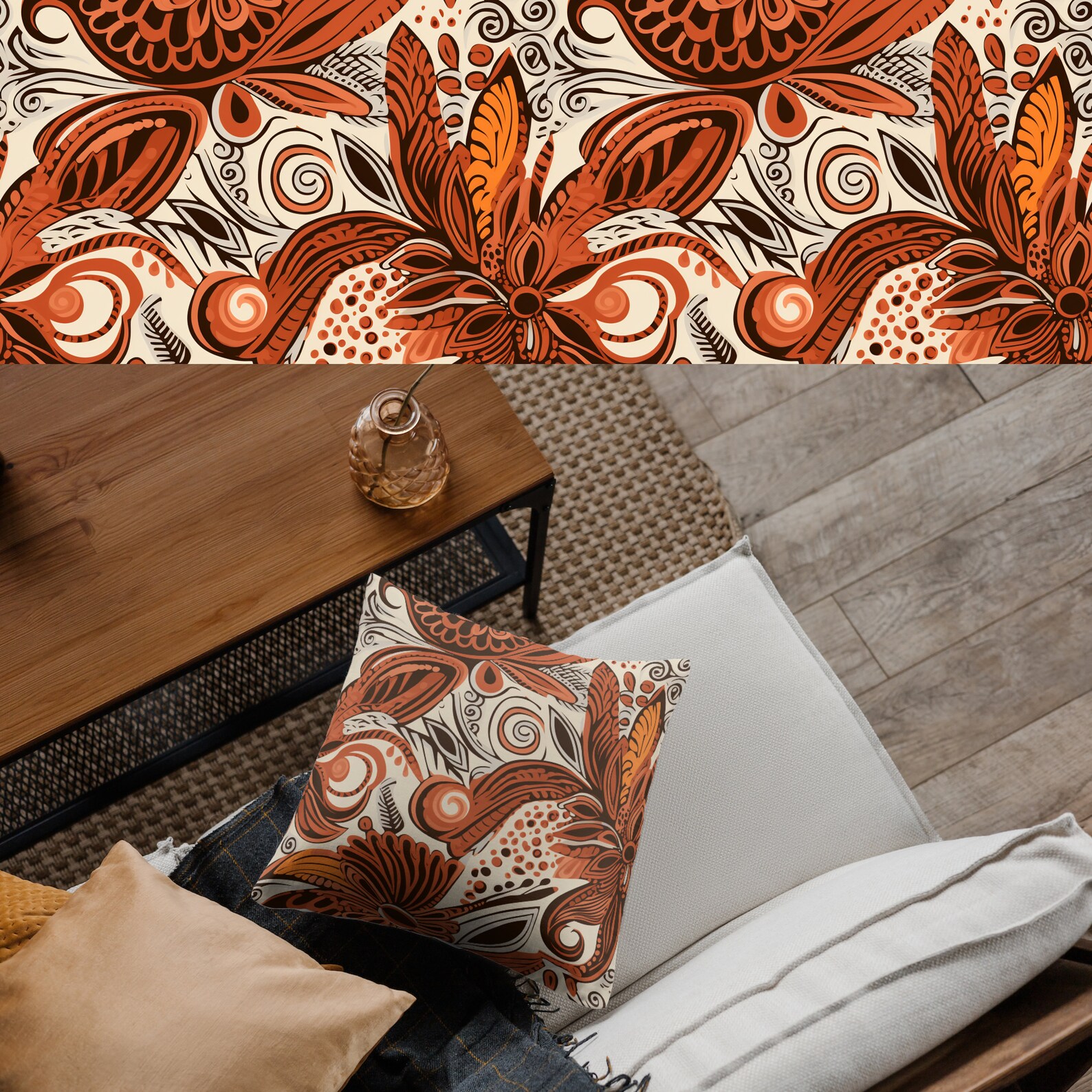 18 Seamless Clay Abstract Theme Patterns | Clay Abstract | Digital ...