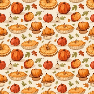 18 Seamless Autumn Theme Patterns | Autumn | Digital Download | 18 ...