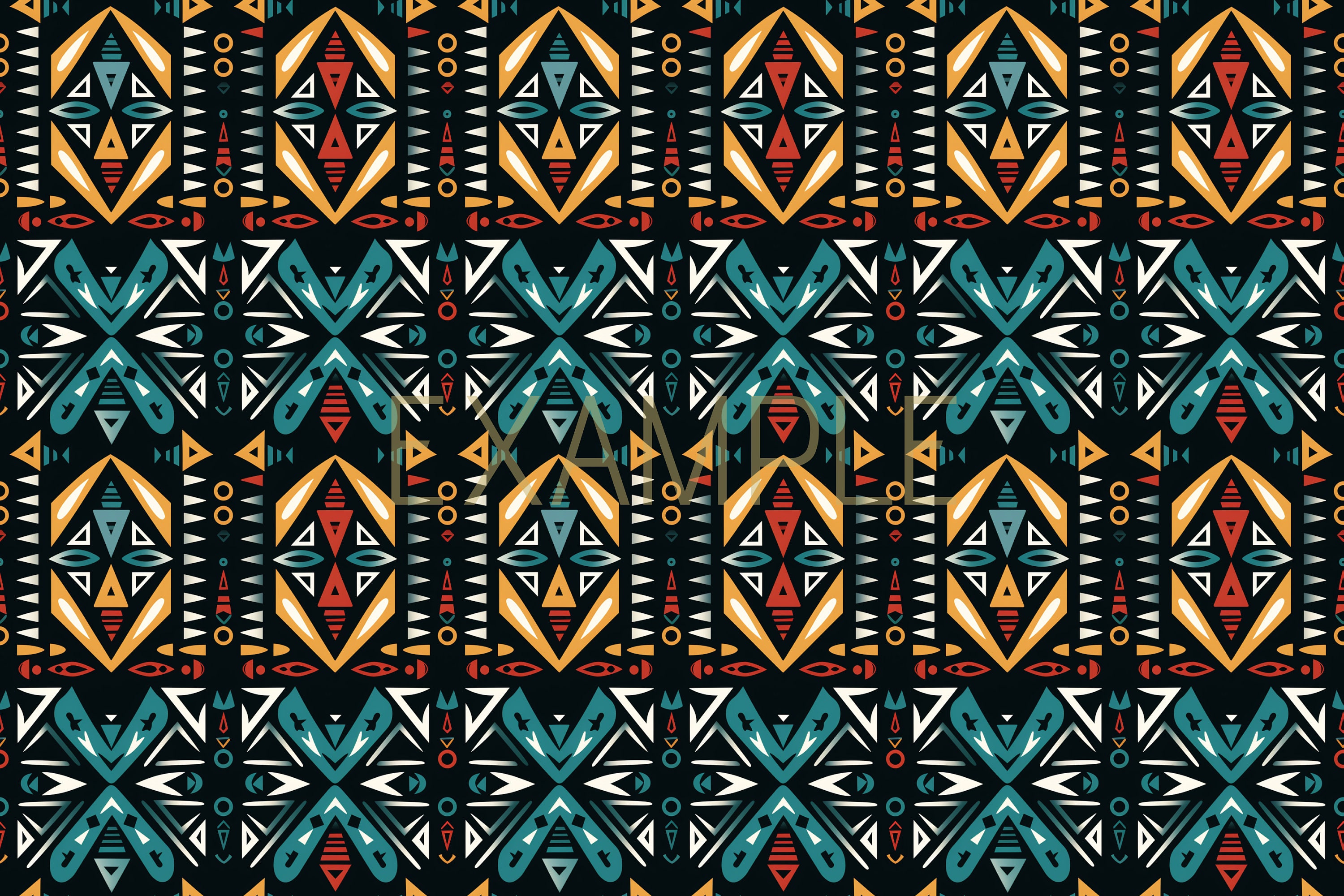 18 Seamless Tribal Inspired Pattern | Ancestral Artistry | Digital ...