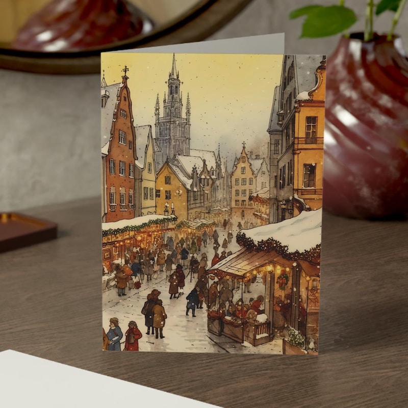 German Christmas Cards - Etsy