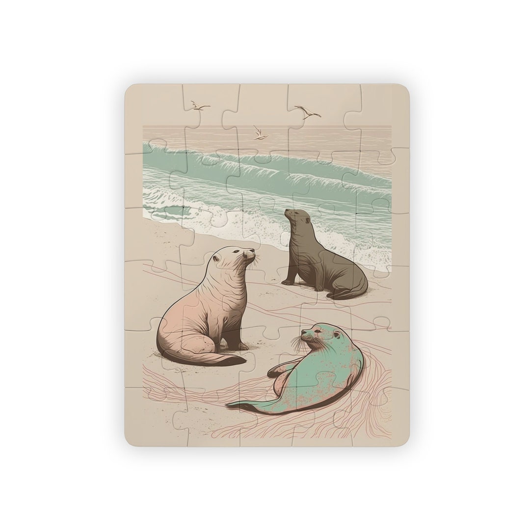 Baby Seals Kids' Puzzle, 30-piece - Etsy