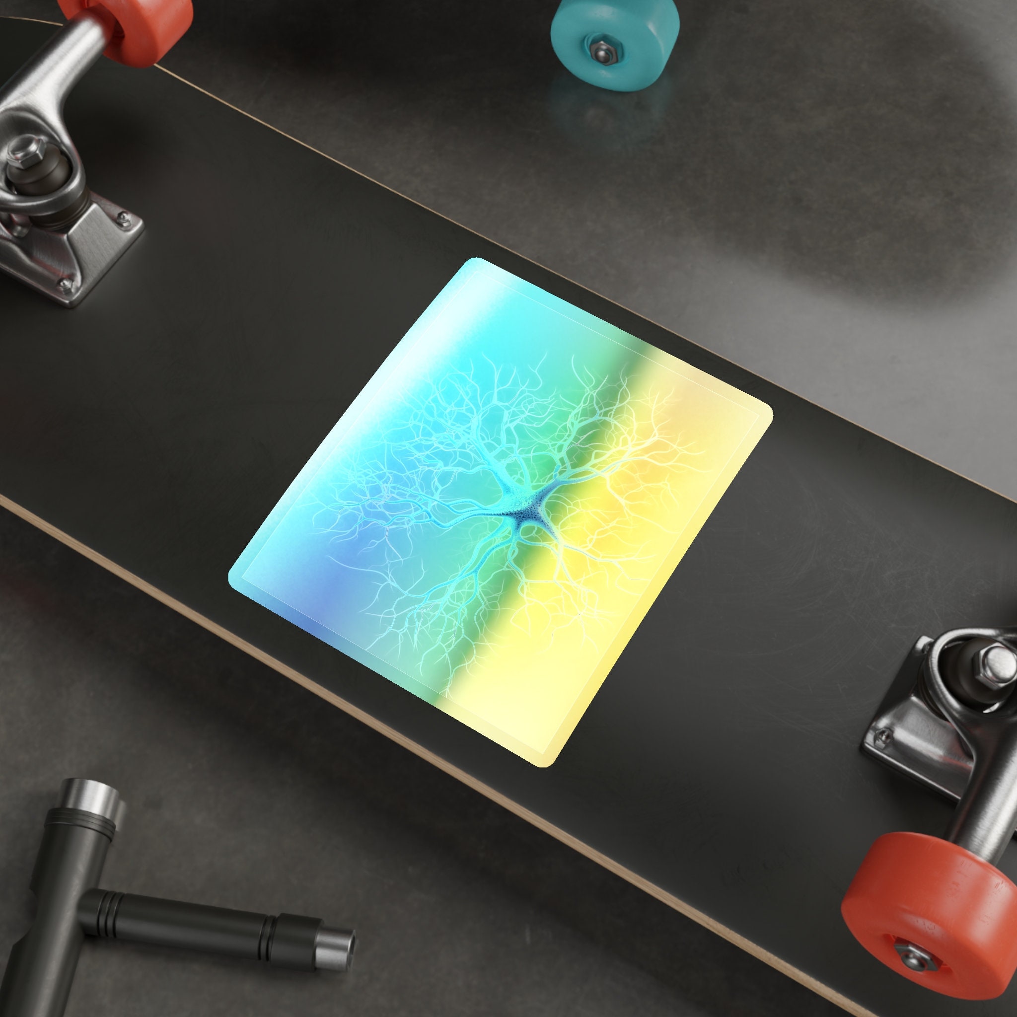 Neuron Holographic Stickers, Brain Stickers, Neuron Stickers ...