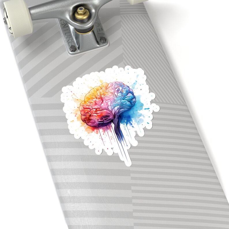 Abstract Brain Watercolor Splatter Stickers, Neuroscience Stickers - Etsy