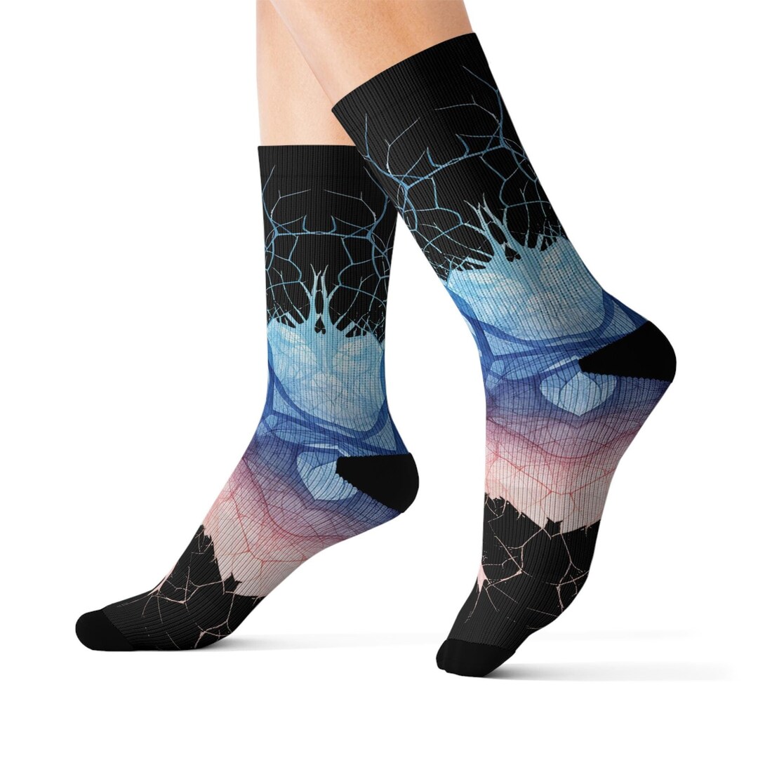 Neuron Socks, Brain Neuroscience Socks, Neurology Socks, Watercolor ...