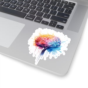 Abstract Brain Watercolor Splatter Stickers, Neuroscience Stickers - Etsy