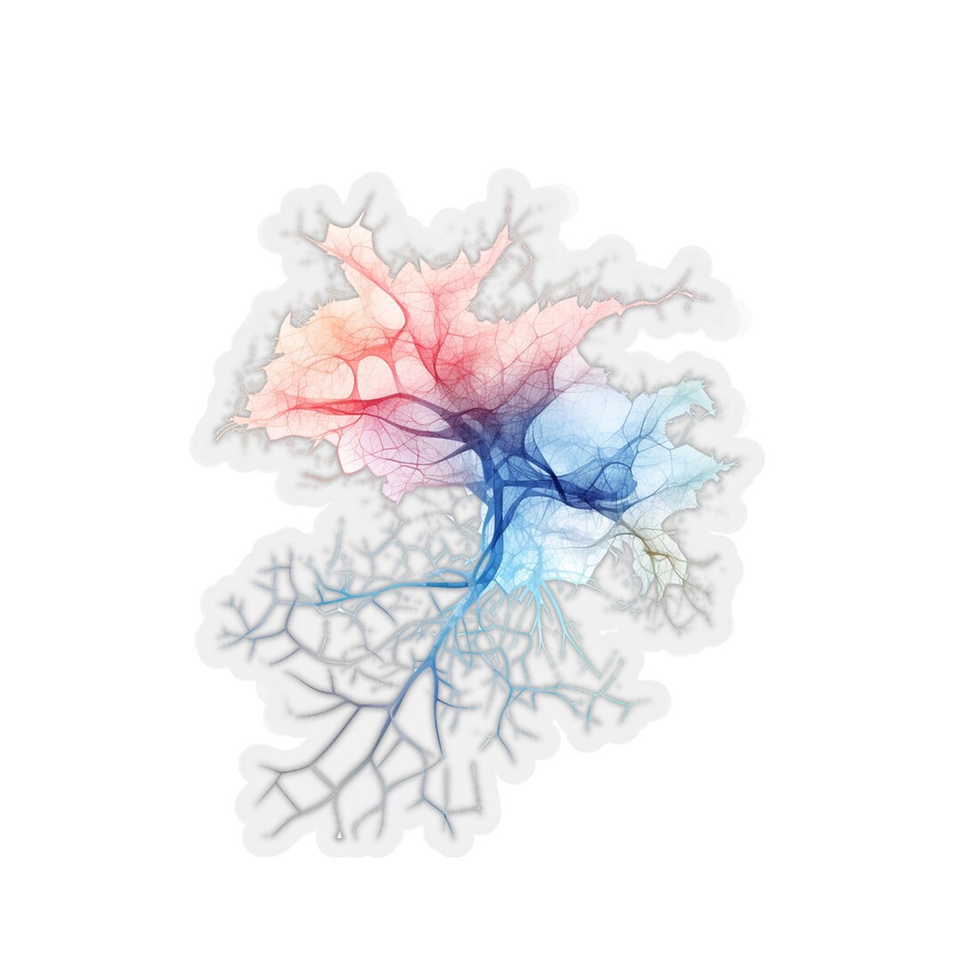 Neuron Stickers, Abstract Brain Neuron Stickers, Brain Stickers - Etsy