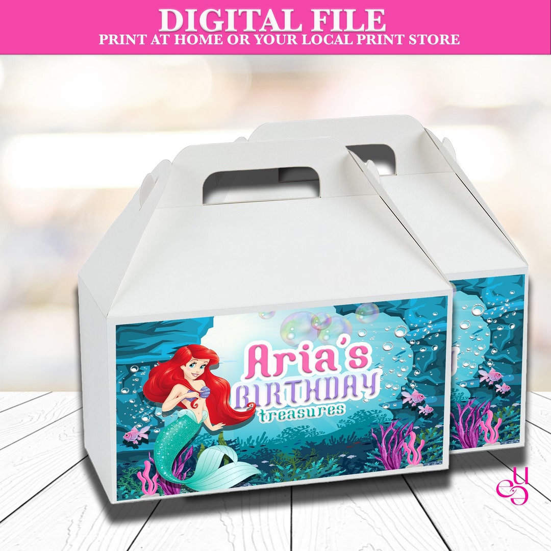 Little Mermaid Gable Box Design - Etsy