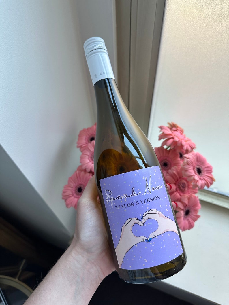 Instant Download: Taylor Swift Speak Now Wine and Champagne Label ...