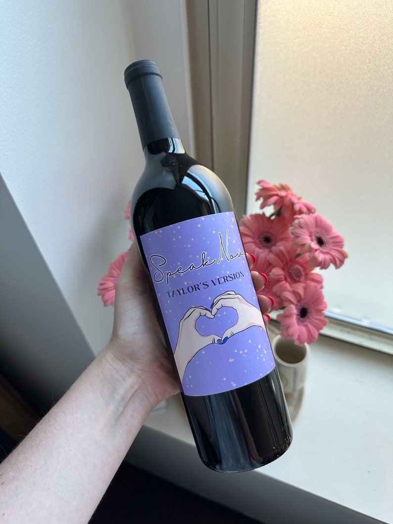 Instant Download: Taylor Swift Speak Now Wine and Champagne Label ...