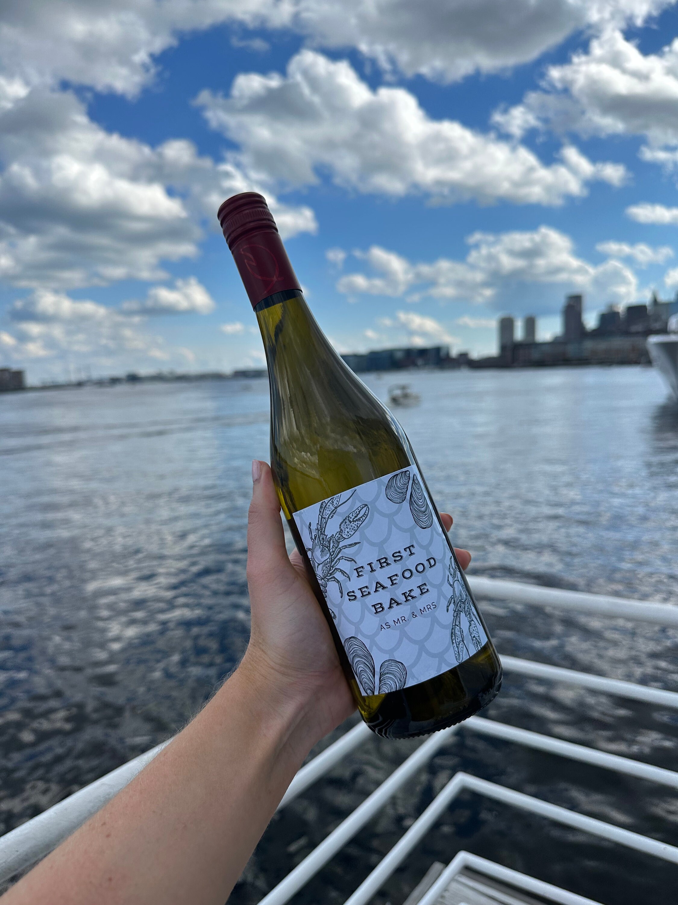 Printable first Seafood Bake Wine & Champagne - Etsy