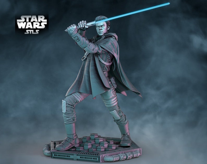 Cal Kestis 3d Model Star Wars Model Stl Files Jedi Etsy México