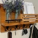 DIY Key Holder and Mail Shelf Plan - Etsy