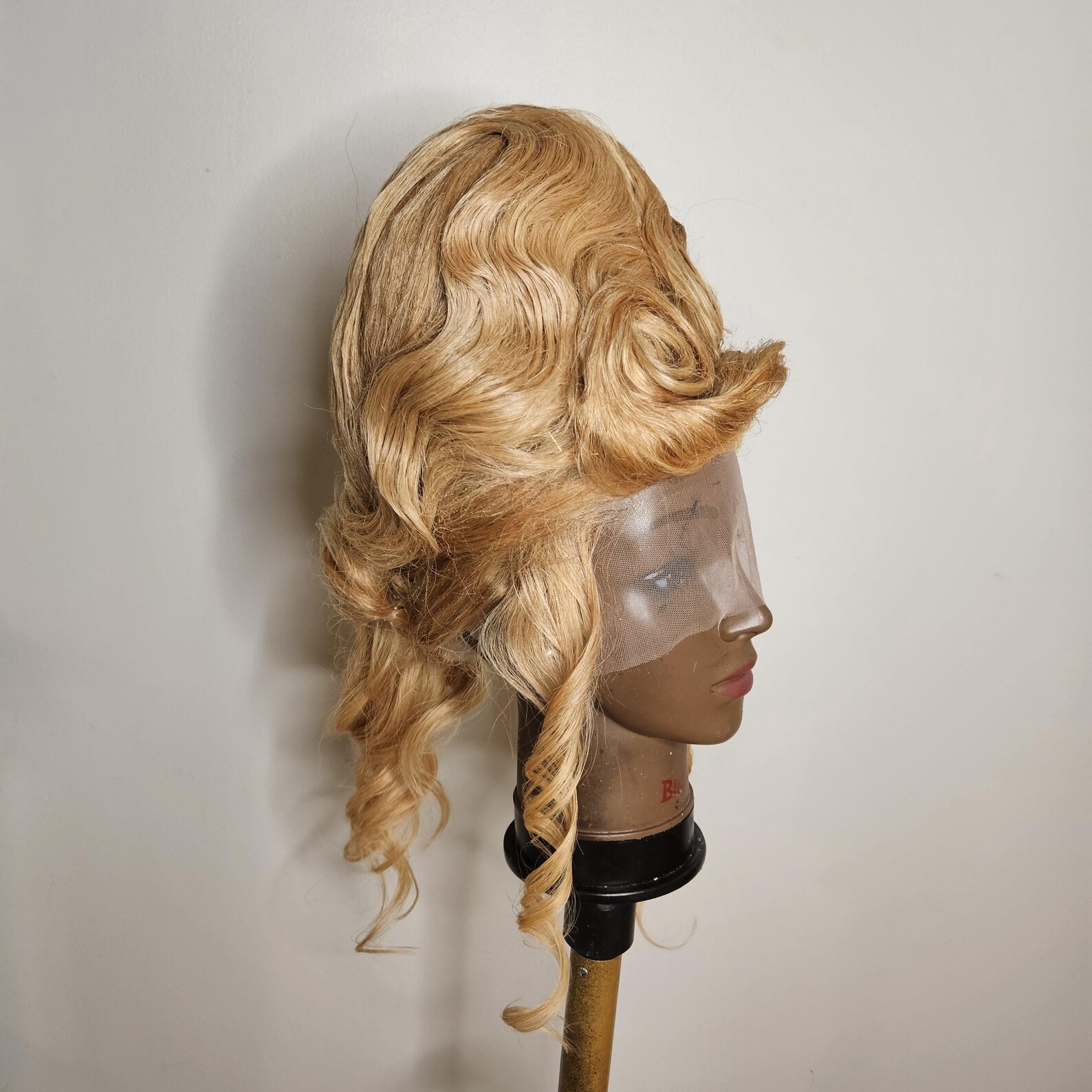 Rococo 18th Century Styled Updo - Blonde Front Lace Wig - Med-tall ...