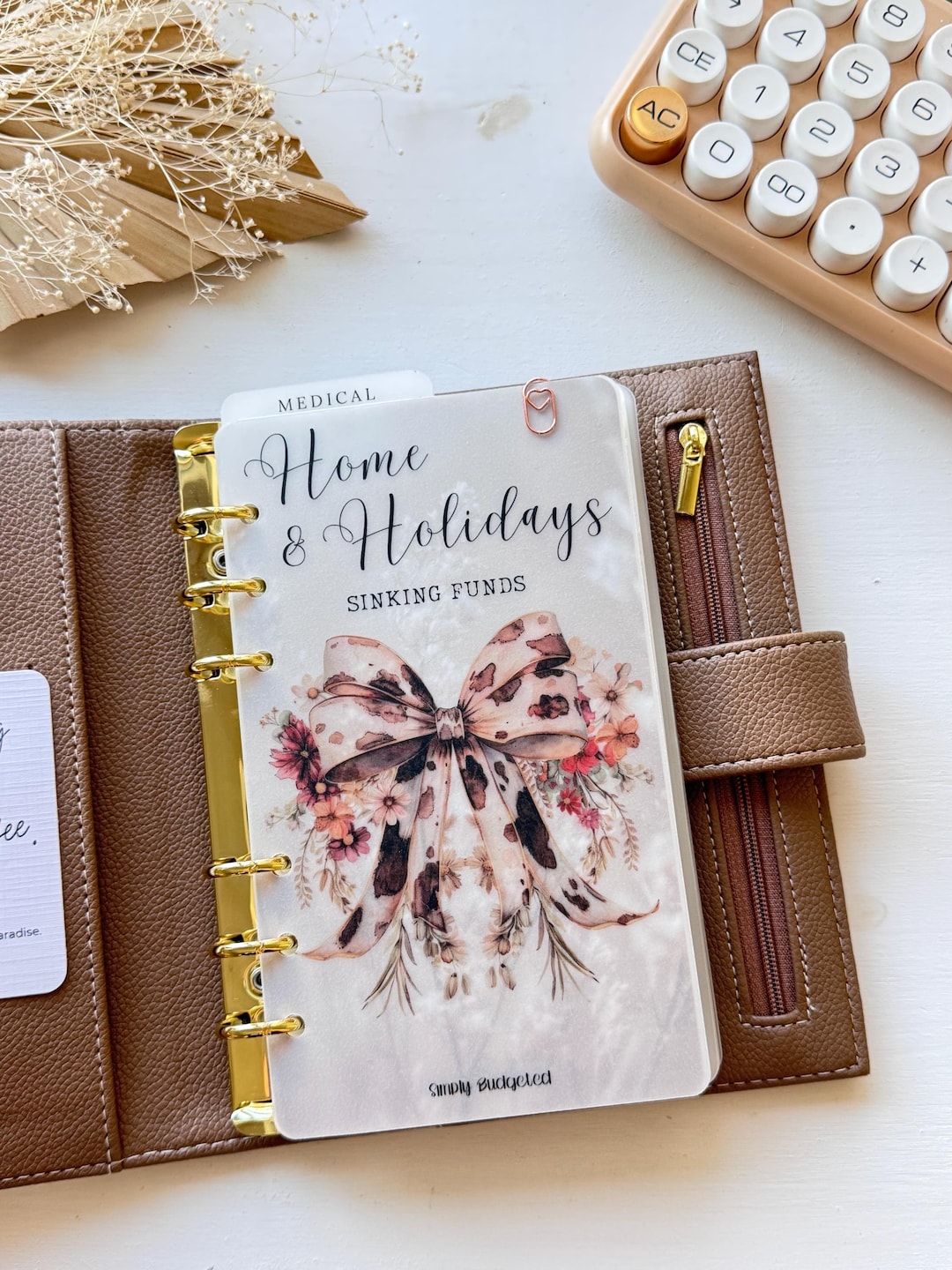 Boho Bow Dashboards for A6 Binders - Etsy