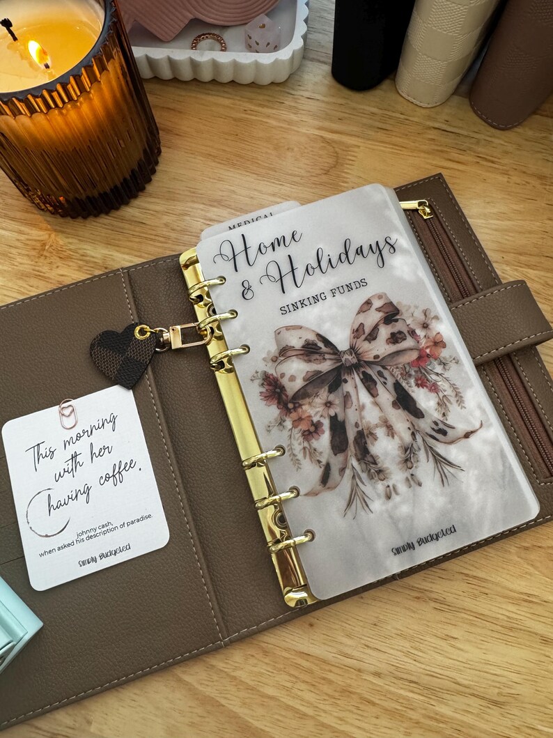 Boho Bow Dashboards for A6 Binders - Etsy