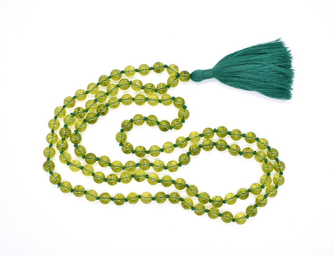 Peridot Mala - Handmade Mala Beads - Etsy