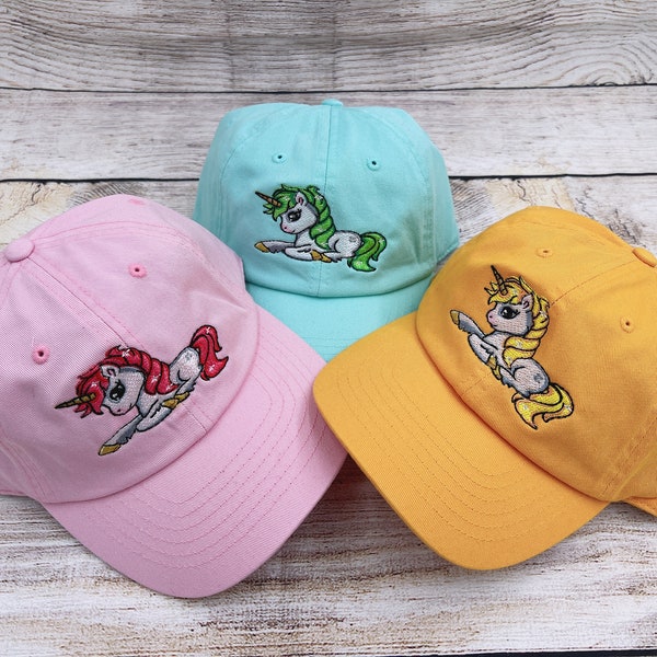 Unicorn Baseball Hat - Etsy