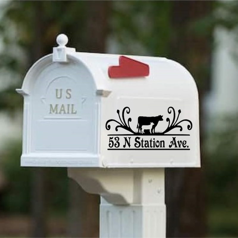 Mailbox Decal Farmhouse - Etsy