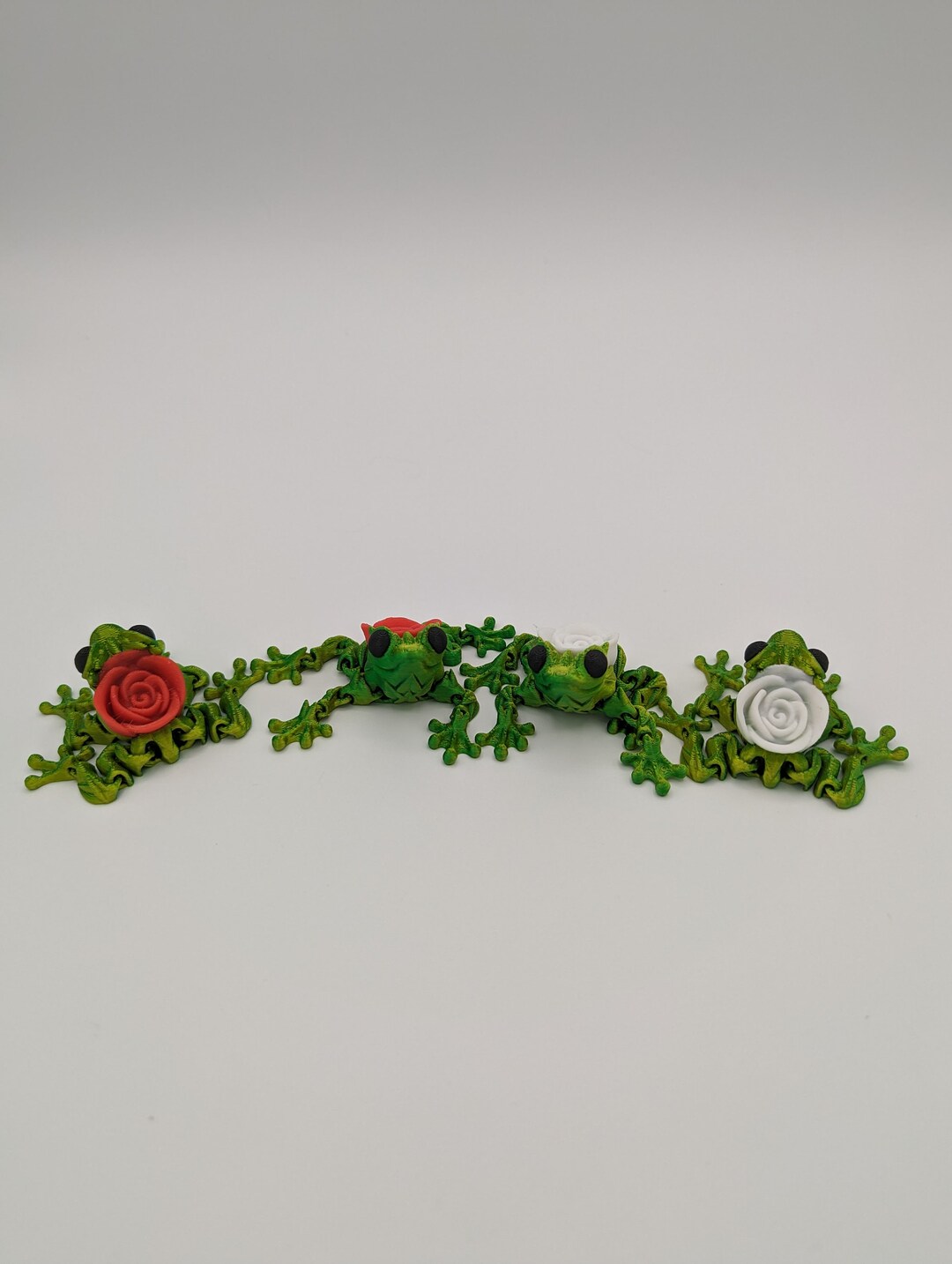 Tiny Rose Frog, 3inch 3d Frog, Articulated 3d Print, Articulated Toy ...
