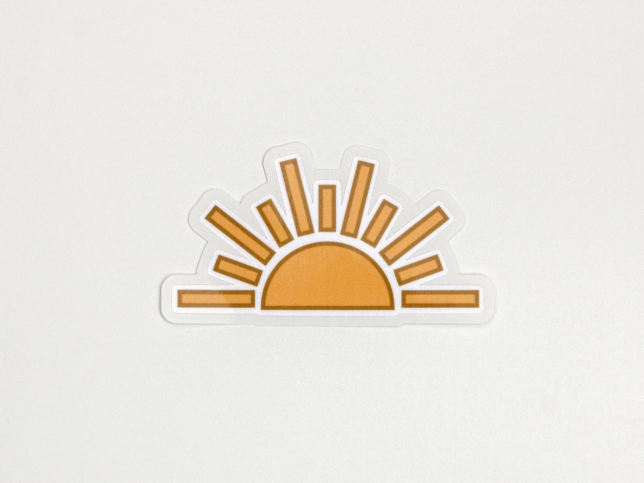 Sun Sticker | Vinyl Sticker | Glossy | Water Resistant | 3-inch Sticker ...