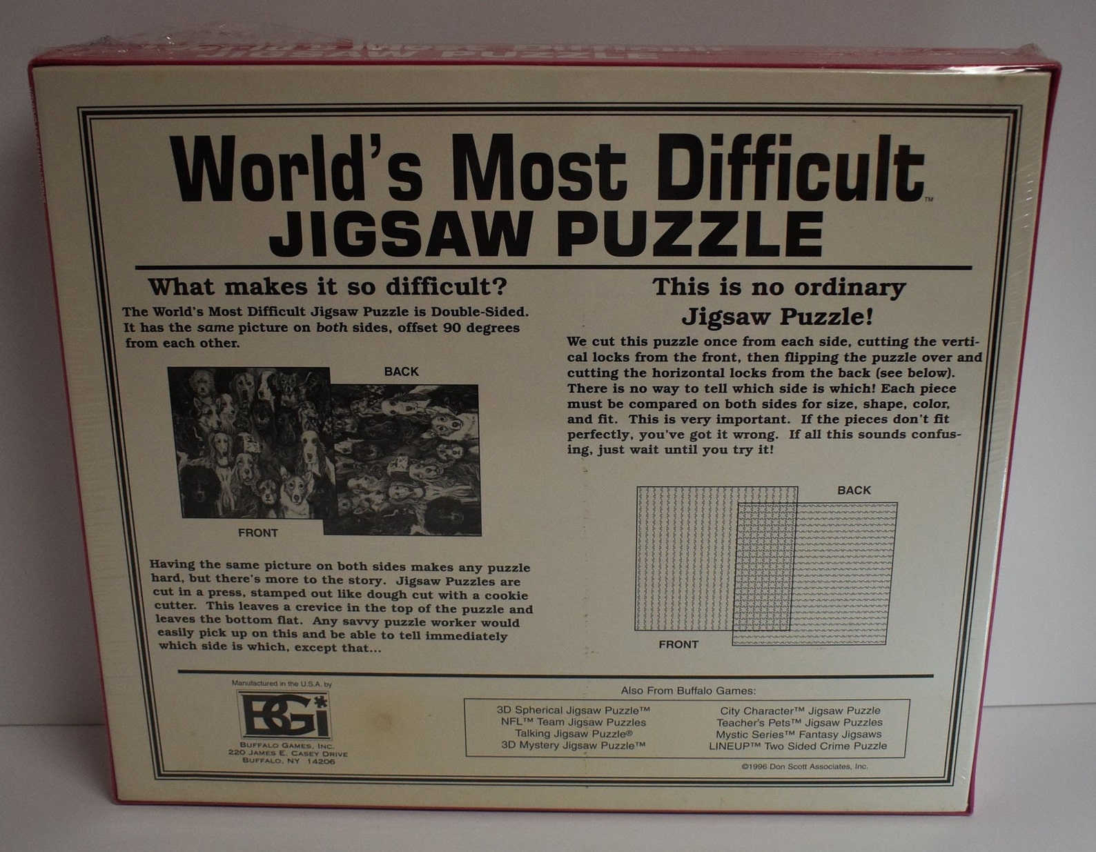 World's Most Difficult Jigsaw Puzzle 529 Pieces Whales Edition 1993 - Etsy