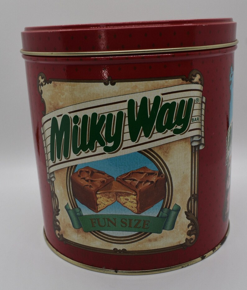 Milky Way Fun Size Edition Tin With Lid 1989 by Mars Inc. - Etsy