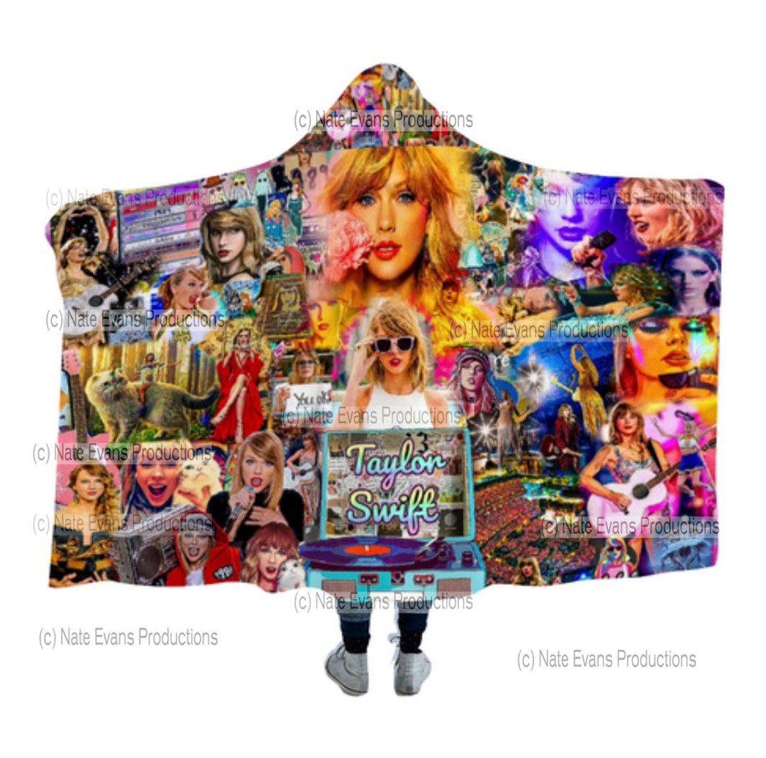 TAYLOR SWIFT Hooded Blanket - Etsy