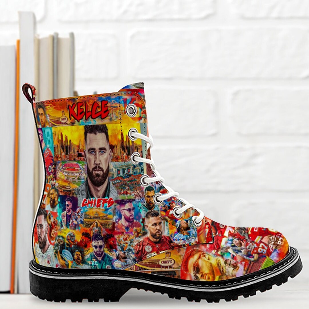 CHIEFS travis Kelce Unisex Boots - Etsy