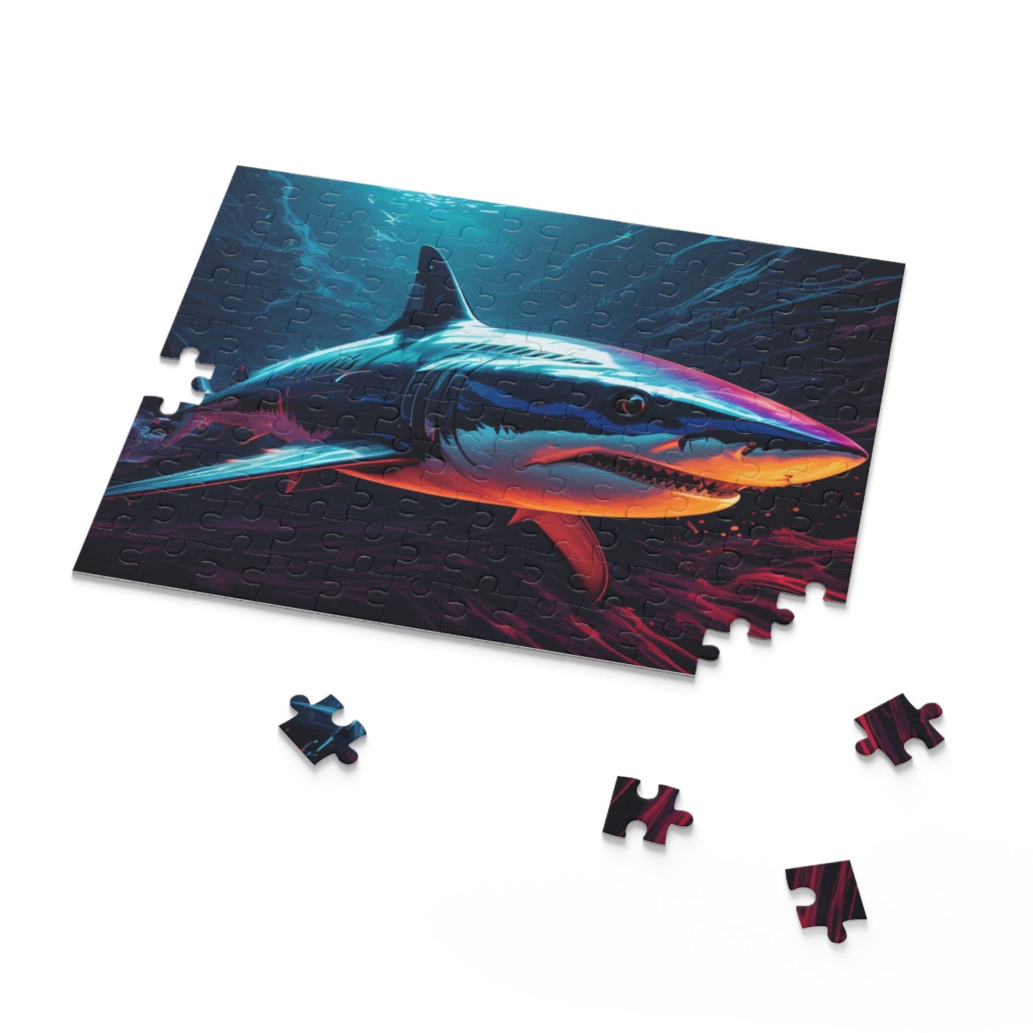 Mako Shark Puzzle - Fastest Shark in the World - Ocean Wildlife Jigsaw ...