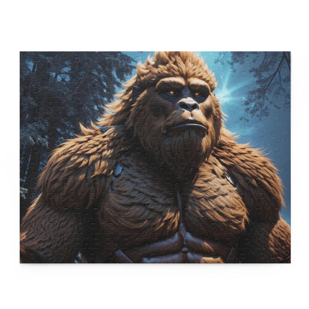 Sasquatch Cool Sasquatch Puzzle Mysterious Bigfoot Adventure - Etsy