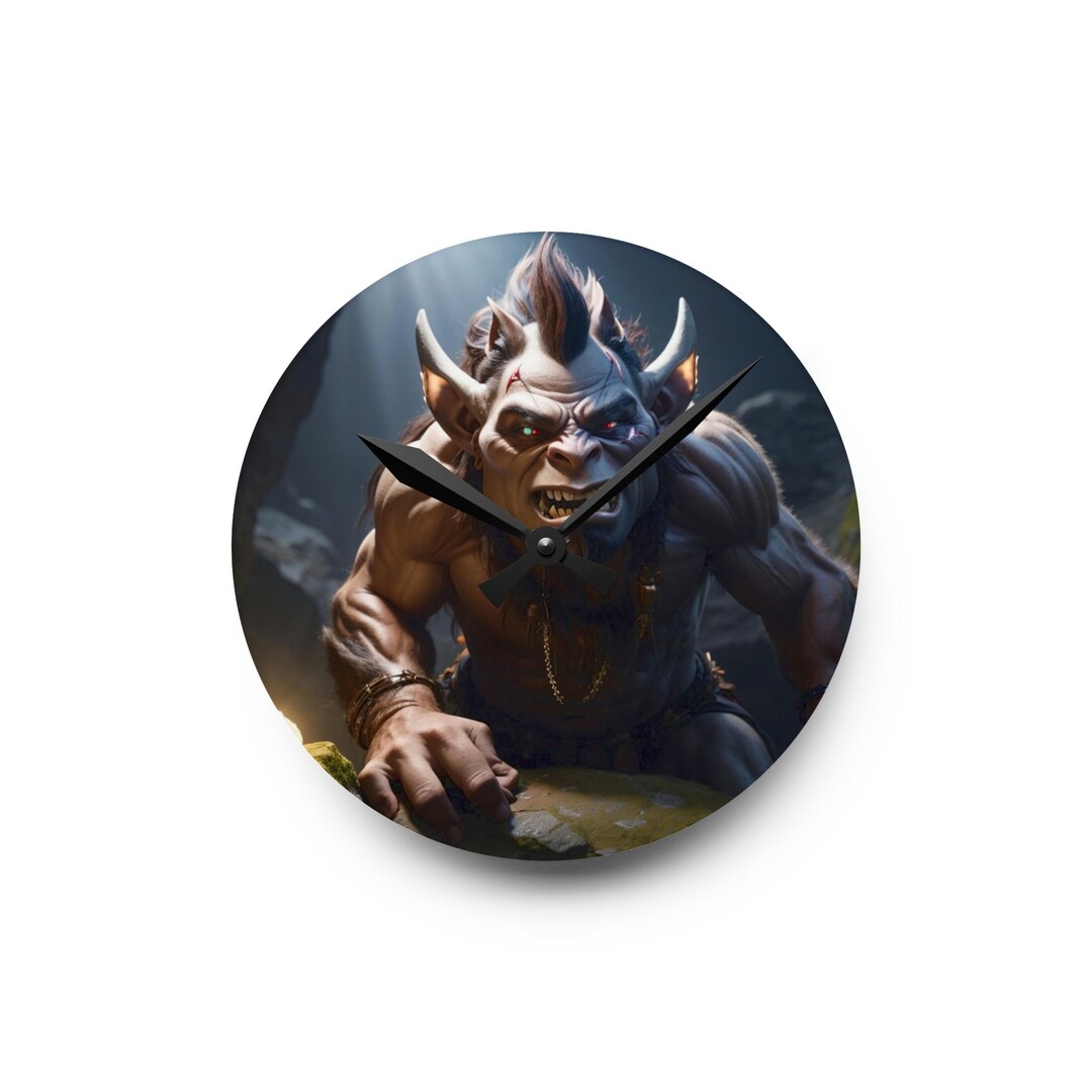 Troll Collection Clock Time to Troll Around - Etsy