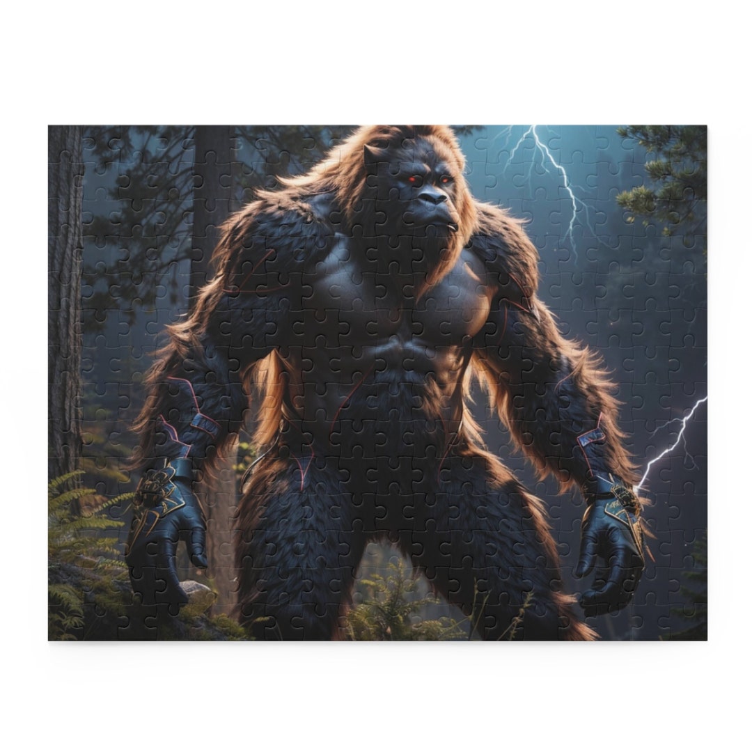 Sasquatch Cool Sasquatch Puzzle Mysterious Bigfoot Adventure - Etsy