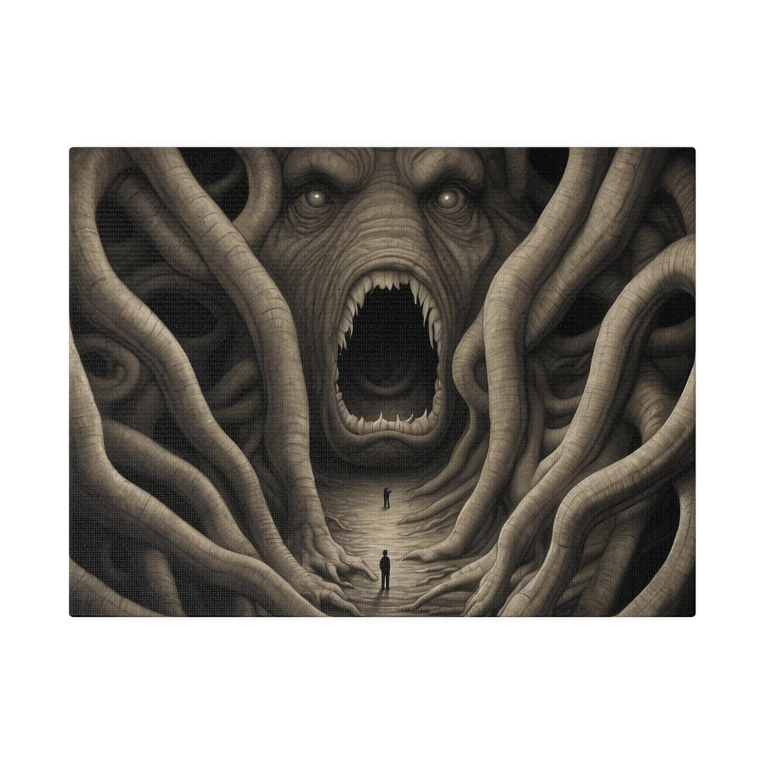 Creepy Creatures Collection Canvas Art | Multiple Sizes | Horror Lovers ...