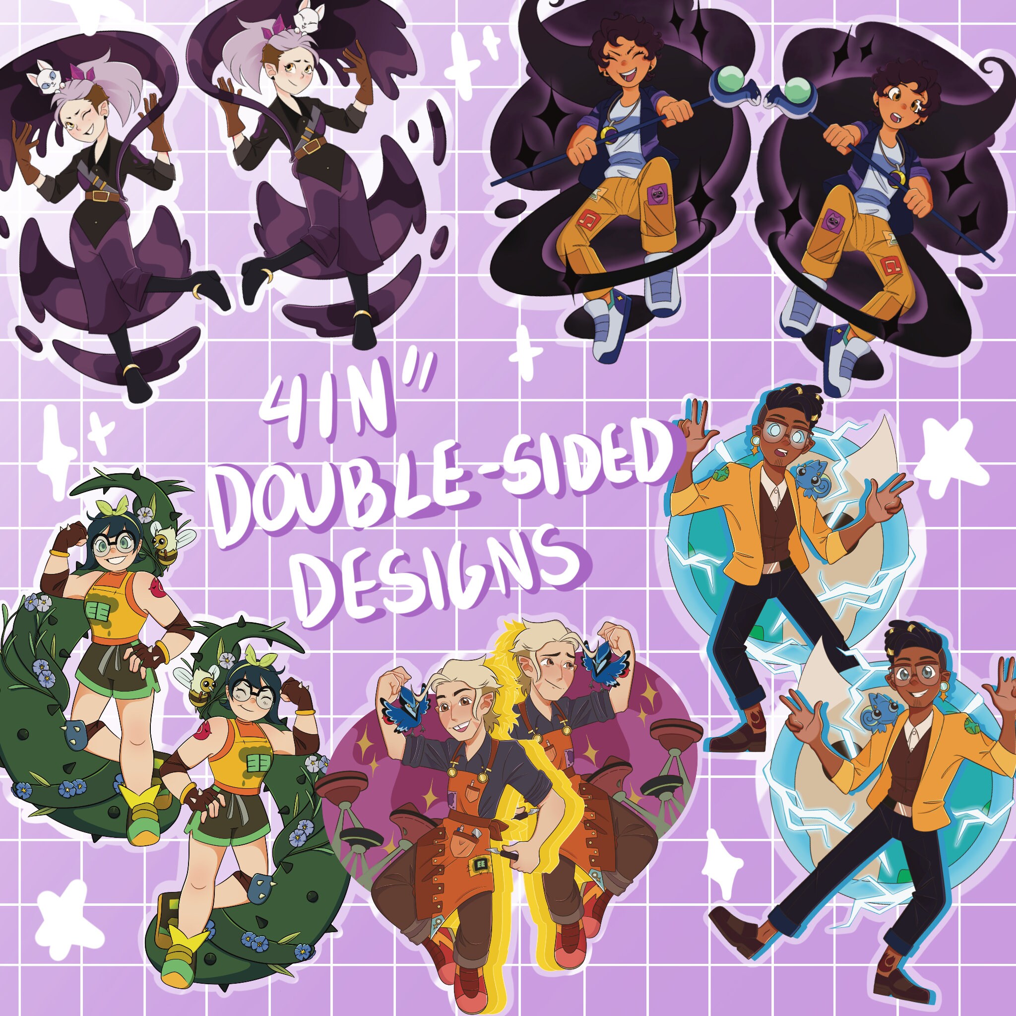 Timeskip Hexsquad TOH Acrylic Keychains - Etsy