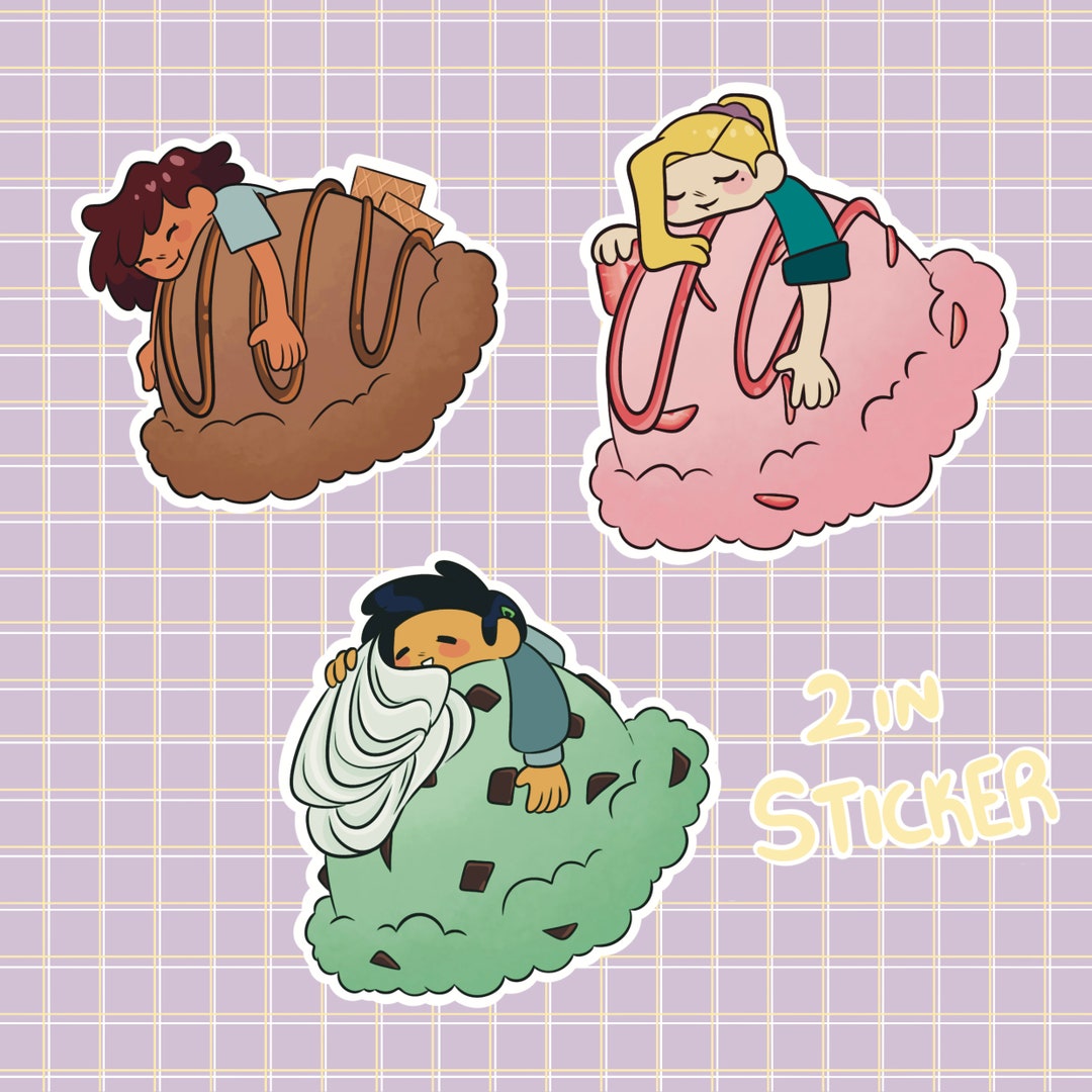 Ice Cream Dreams Vinyl Stickers [amphibia] - Etsy