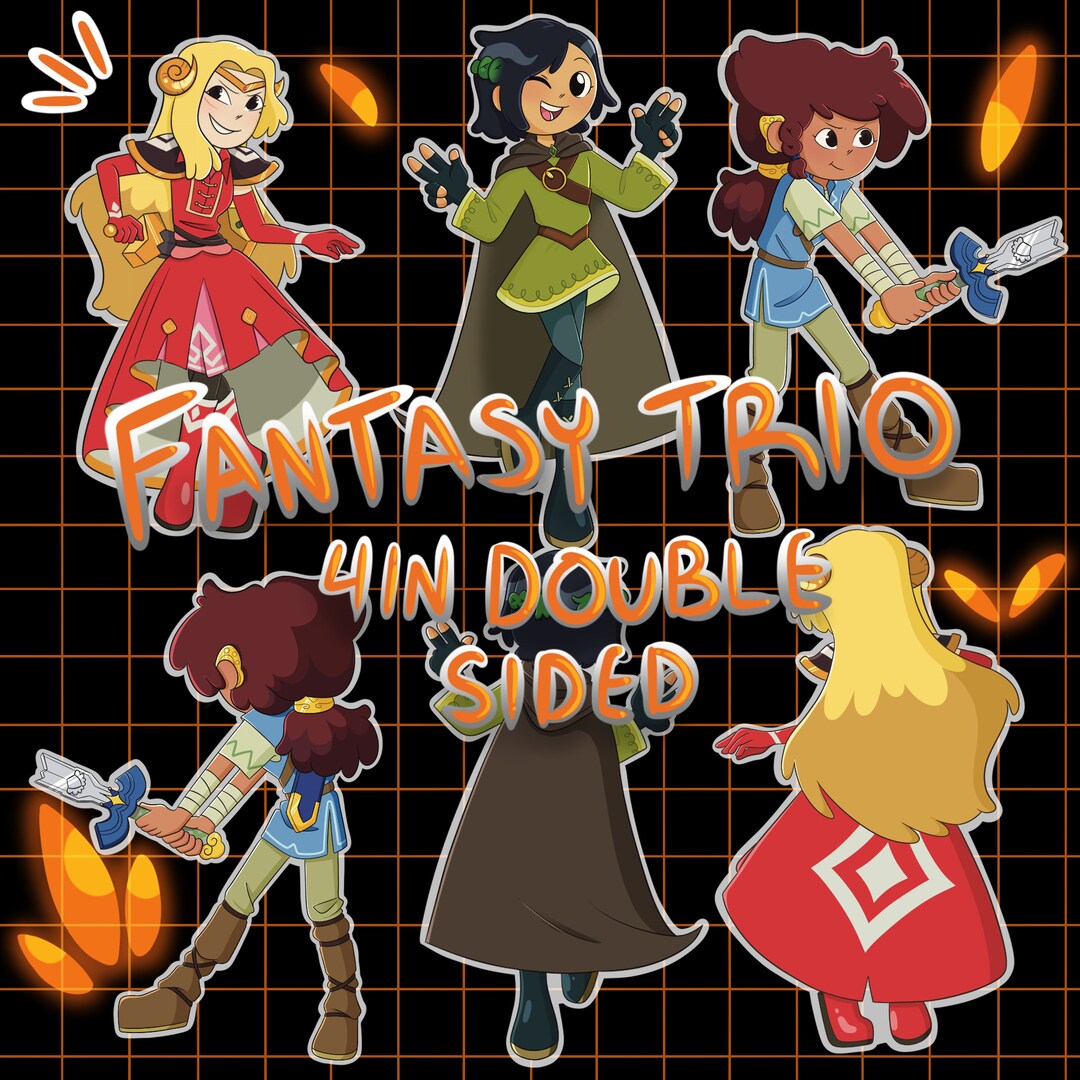 Fantasy Trio Charms & Standees [amphibia] - Etsy