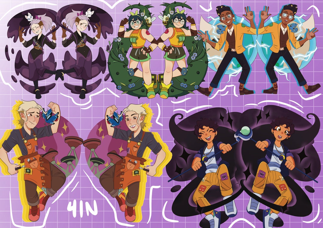 Timeskip Hexsquad [TOH] Acrylic Keychains - Etsy