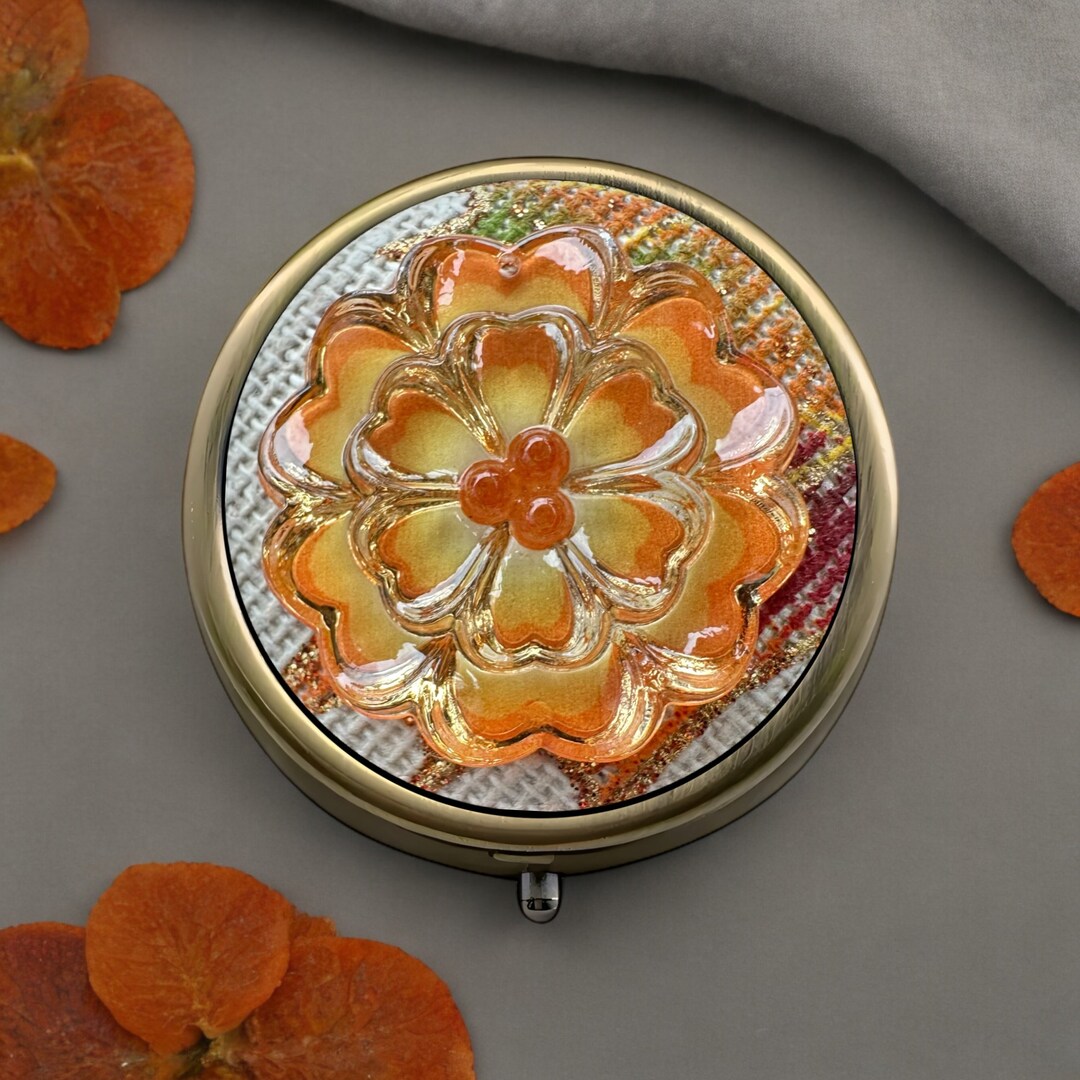 Handmade Fabric Covered Pill Box - Etsy