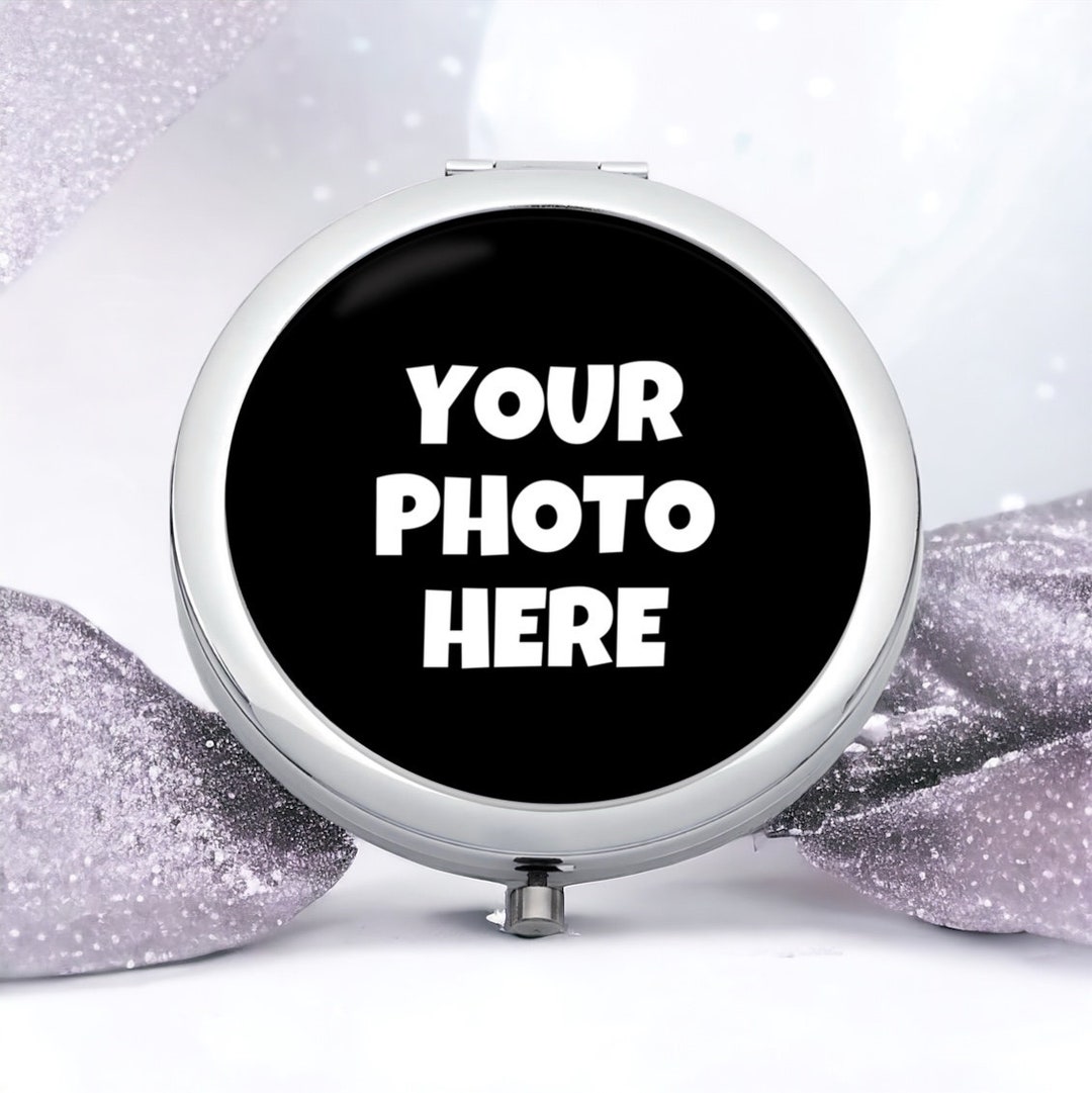 Handmade Custom Compact Mirror- Customized Gift Personalized Your ...
