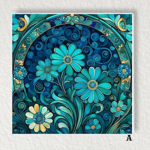 Ceramic Decorative Tile 6x6 * Glossy * Trivets * Tile Wall Art ...