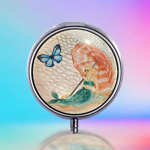 Mermaid Pill Case - Etsy