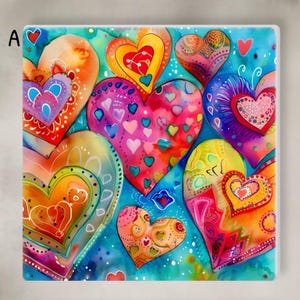 Ceramic Decorative Tile 6x6” * Glossy * Trivets * Tile Wall Art ...