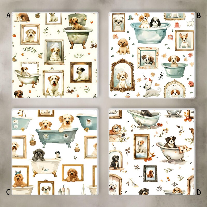 Dog Paw Tiles - Etsy