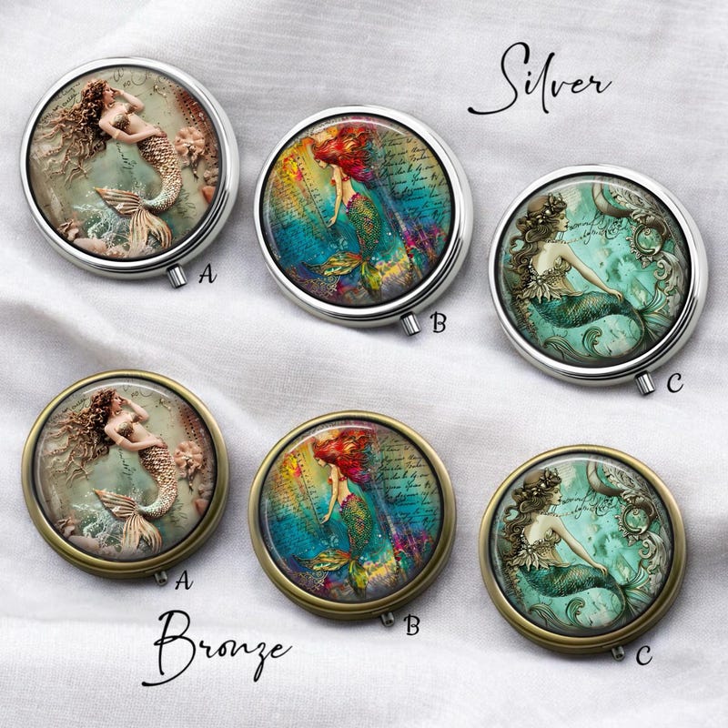 Mermaid Pill Case - Etsy