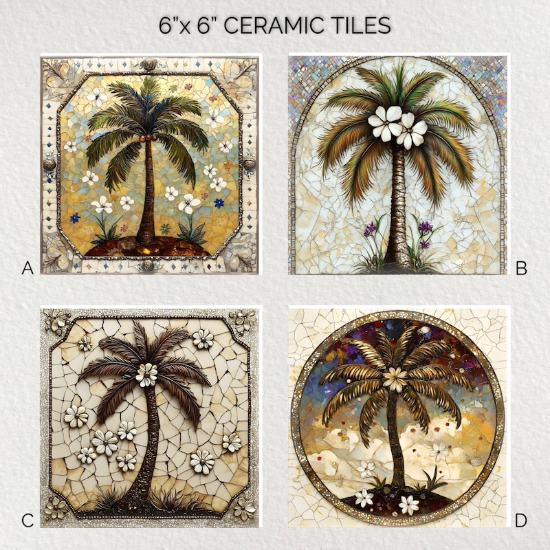 Palm Tree Tiles - Etsy Australia