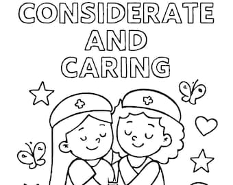 girl scout law coloring pages free