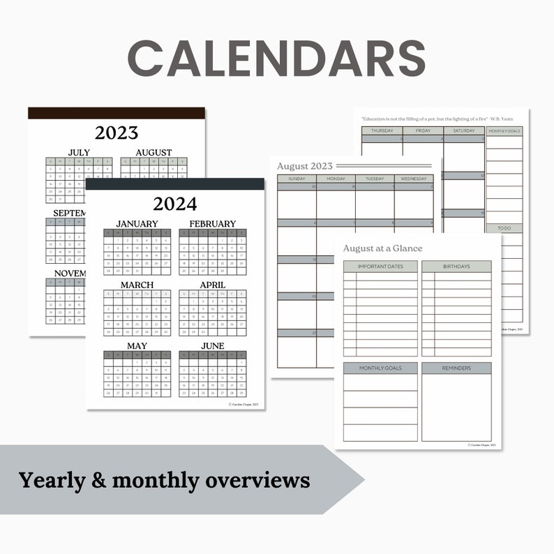 2023-2024 Teacher Planner With Classroom Organization - Etsy