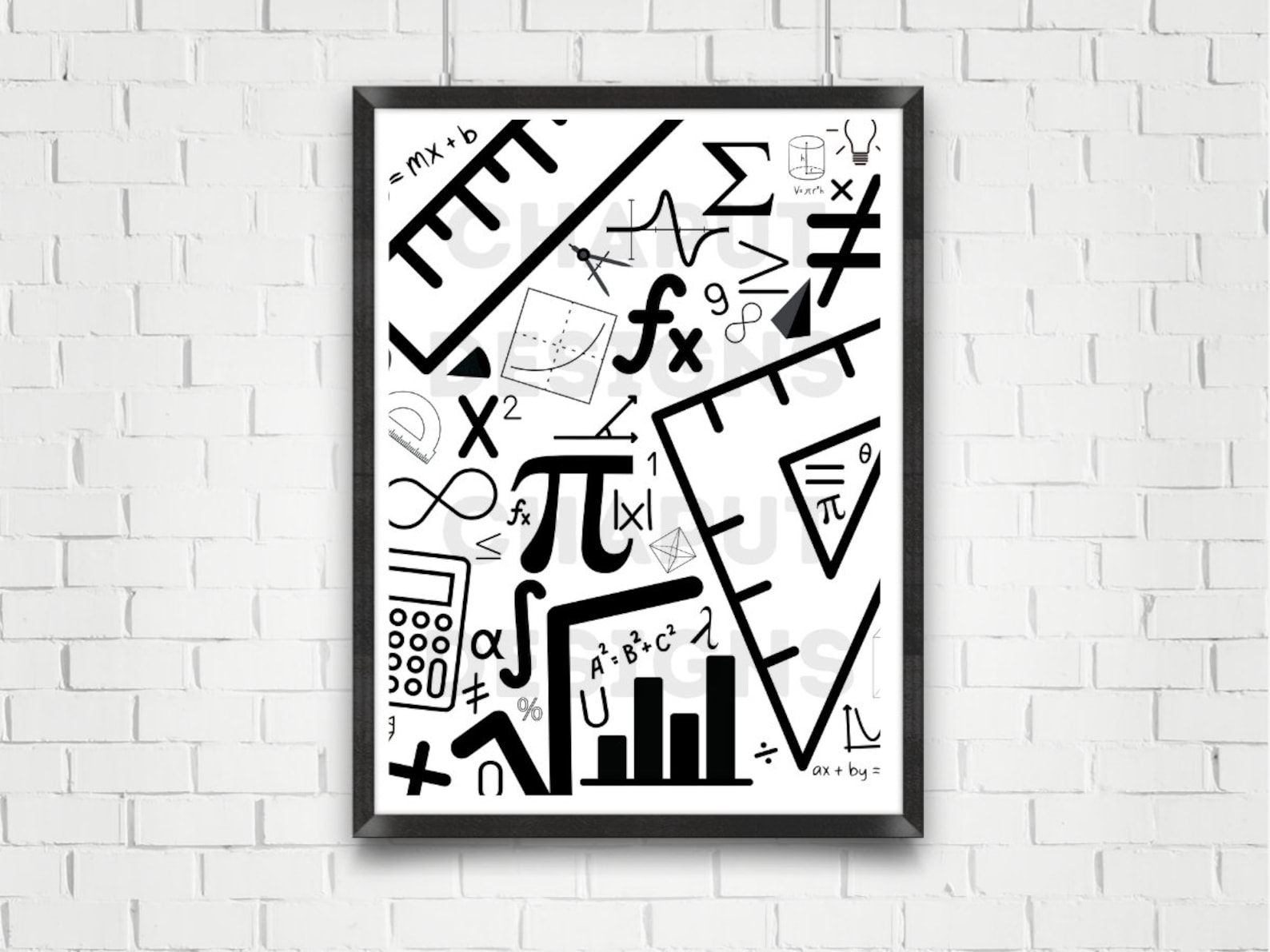 7 Educational Posters for High School Math Classroom, Printable Math ...